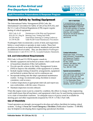 Fillable Online fortress wa Focus on Pre-Arrival/Pre-Departure ...