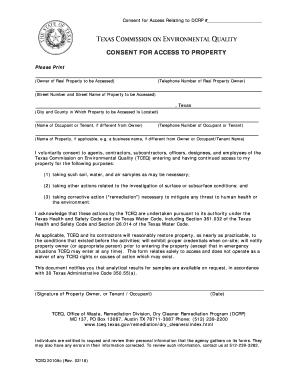 Fillable Online Consent for Access to Property Form Fax Email Print ...