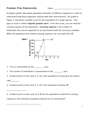 Fillable Online Predator-Prey Worksheet Fax Email Print - pdfFiller