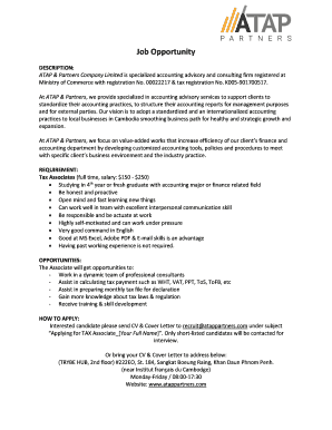 Atap Partners Company Limited - Fill Online, Printable, Fillable, Blank ...