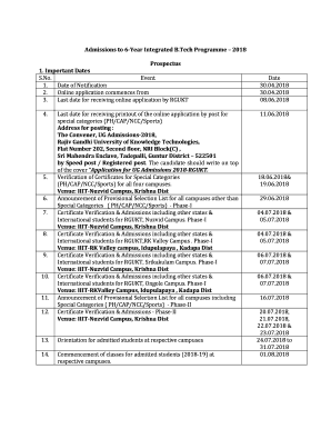 Fillable Online IIIT-RK Valley :: RGUKT-AP Fax Email Print - pdfFiller