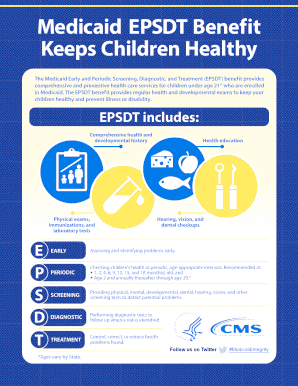 Fillable Online Medicaid EPSDT Benefit Keeps Children Healthy Fax Email ...