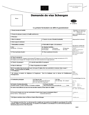 Fillable Online COMMENT REMPLIR LE FORMULAIRE DE DEMANDE DE VISA DE ...