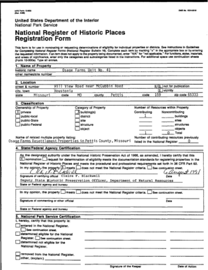 Fillable Online dnr mo OUS No - dnr mo Fax Email Print - pdfFiller