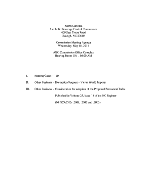 Fillable Online reports abc nc 5-18-11. Audit Form - reports abc nc Fax ...