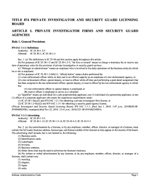 Fillable Online Private Investigator and Security Guard Licensing Board ...