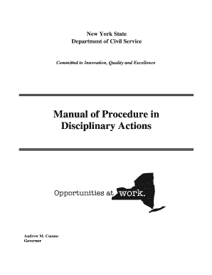 Disciplinary Procedure Pdf | pdfFiller