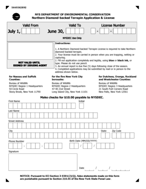 Fillable Online dec ny Application and License Form (PDF) - New York ...