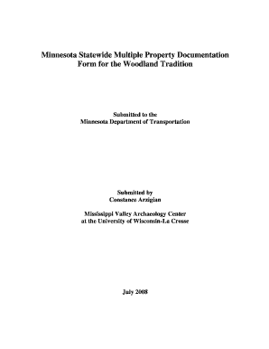 Fillable Online dot state mn Minnesota Statewide Multiple Property ...