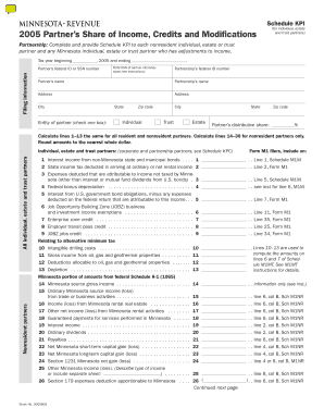 Fillable Online Schedule KPI for Partners Fax Email Print - pdfFiller