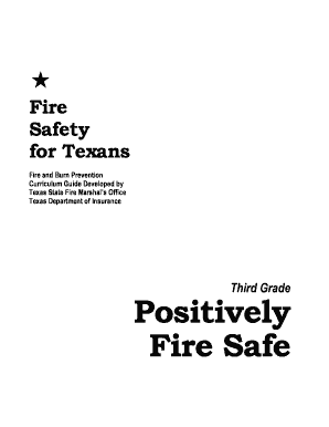 Positively Fire Safe - Texas Department Of Insurance - Tdi Texas - Fill ...