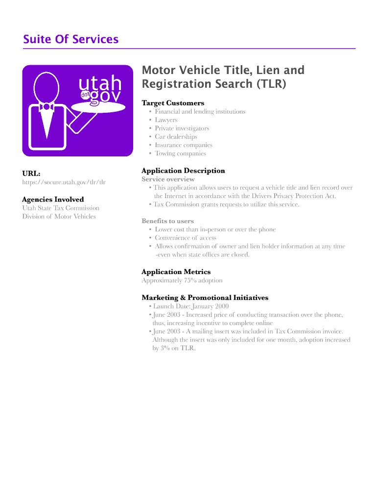 Fillable Online Motor Vehicle Title, Lien and Fax Email Print - pdfFiller