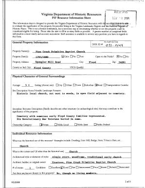 Legal Owner(s) Of The Property - Virginia Department Of Historic ...