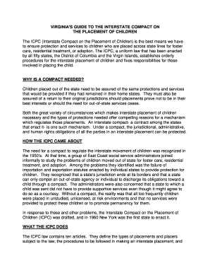 Fillable Online Virginia's Guide to the Interstate Compact on the ...