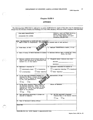 Fillable Online docs legis wisconsin Register 471 - ILHR9appendix - docs legis wisconsin Fax ...