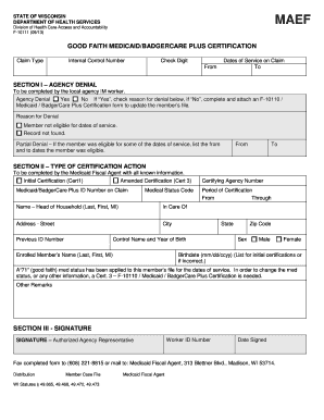 Fillable Online dhs wisconsin online 10110 wisconsin medicaid form Fax ...
