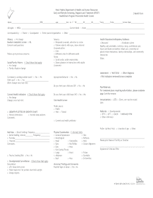 Fillable Online dhhr wv 2 Month Form West Virginia Department of Health ...