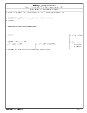 Da Form 1613 - Fill Online, Printable, Fillable, Blank | PDFfiller