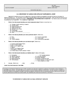 Fillable Online ars usda FORM - ars usda Fax Email Print - pdfFiller