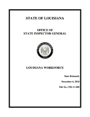 LOUISIANA WORKFORCE - Fill and Sign Printable Template Online