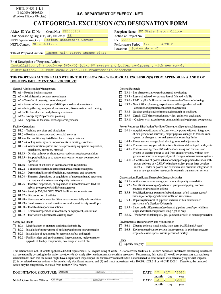 EE0000157 DOE Sponsoring Org - energy: Fill out & sign online | DocHub
