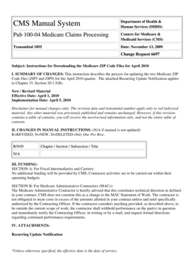 Fillable Online cms hhs Change Request 6697 - cms hhs Fax Email Print ...