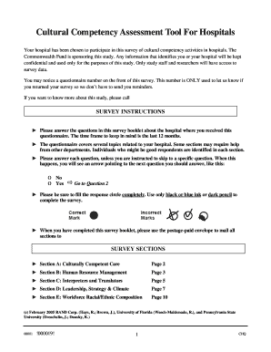 Fillable Online Cultural Competency Assessment Tool Fax Email Print ...