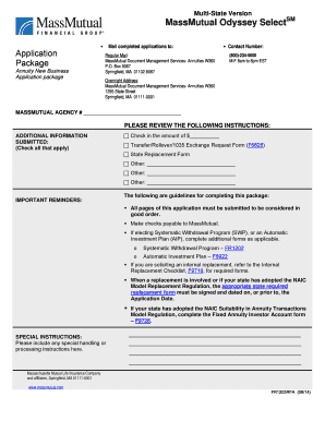 Fillable Online MassMutual Odyssey Select Fax Email Print - pdfFiller