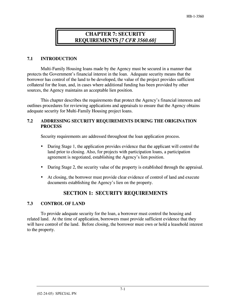 Fillable Online Chapter 7: Security Requirements Fax Email Print - pdfFiller