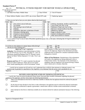 Fillable Online fs usda Application for Motor Vehicle Operator's ...