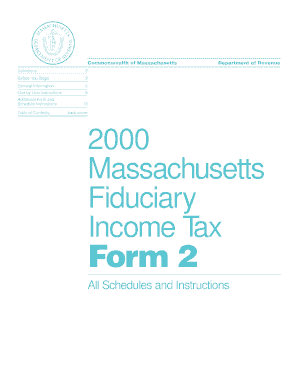 Fillable Online mass Form 2 2000 Instructions - mass Fax Email Print ...