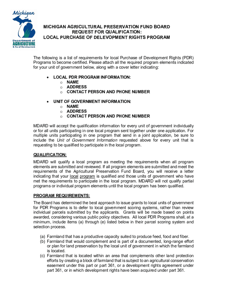 Fillable Online Request for Qualification Fax Email Print - pdfFiller