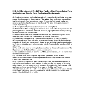 Fillable Online rules sos state ga Letter Form Application and Regular ...