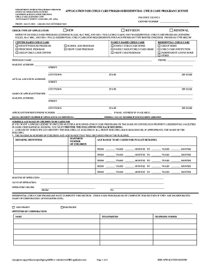 Fillable Online Application for Child Care Licensing - New Hampshire ...