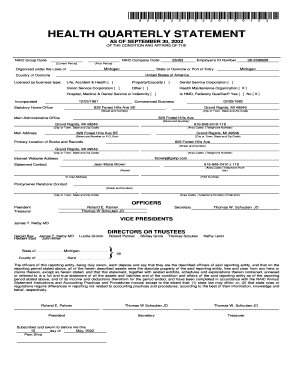 Fillable Online michigan Grand Valley Health Plan 2002 3rd Quarter ...