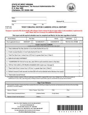 Fillable Online state wv wvmft use form Fax Email Print - pdfFiller