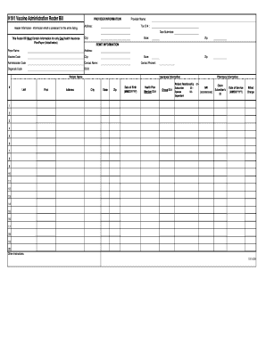 Fillable Online roster bill Fax Email Print - pdfFiller