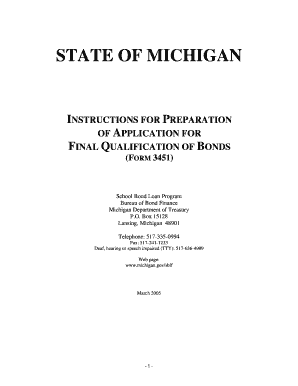 Fillable Online INSTRUCTIONS FOR PREPARATION OF APPLICATION FOR FINAL ...