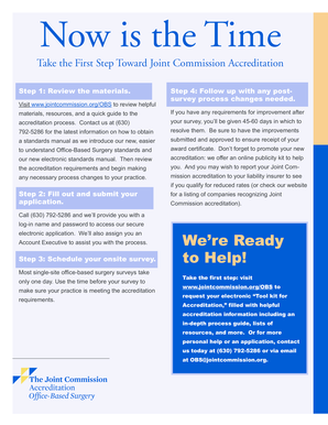 Fillable Online Steps Toward Joint Commission Accreditation Fax Email ...