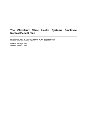 Fillable Online clevelandclinic cleveland clinic summacare epo form Fax Email Print - pdfFiller