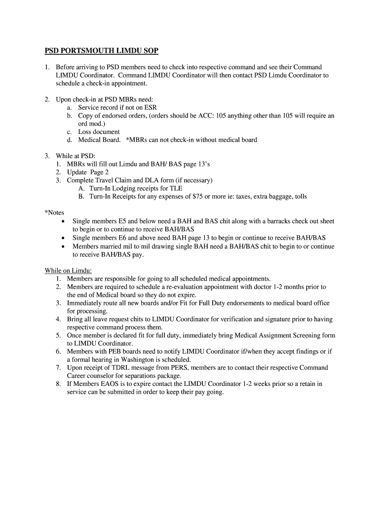 Navy Sop - Fill Online, Printable, Fillable, Blank | pdfFiller