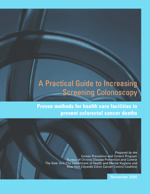 Fillable Online nyc A Practical Guide to Increasing Screening ...