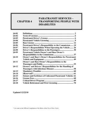Fillable Online nyc CHAPTER 4 PARATRANSIT SERVICES - nyc Fax Email ...