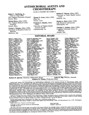 Fillable Online aac asm ANTIMICROBIAL AGENTS AND CHEMOTHERAPY VOLUME 37 ...