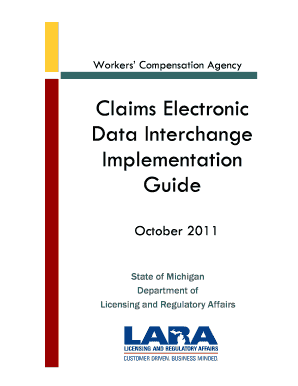 Fillable Online michigan michigan workers compensation edi form Fax ...