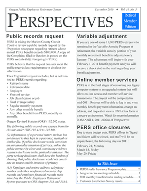 Fillable Online oregon PERS office closures - State of Oregon - oregon ...