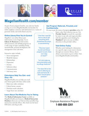 Fillable Online Magellan Health Fax Email Print - pdfFiller