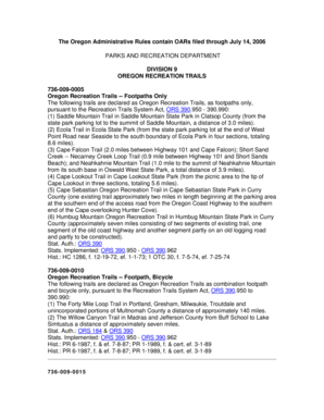 Fillable Online OAR - State of Oregon Fax Email Print - pdfFiller