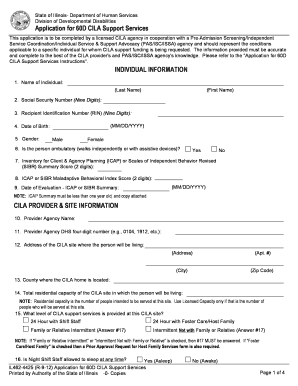 Fillable Online dhs state il who can complete a dhs ddd redetermination ...