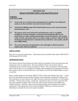 Fillable Online Division 625 - State of Oregon Fax Email Print - pdfFiller